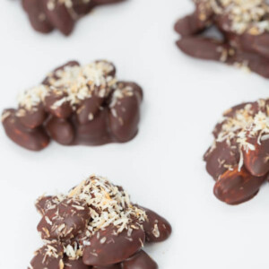Dark Chocolate Coconut Almond Clusters - Spoonful of Flavor