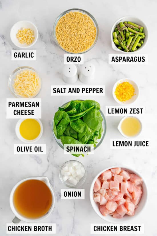 One Pot Lemon Chicken Orzo - Spoonful of Flavor