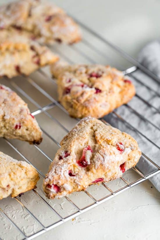 Strawberry Scones - Spoonful of Flavor