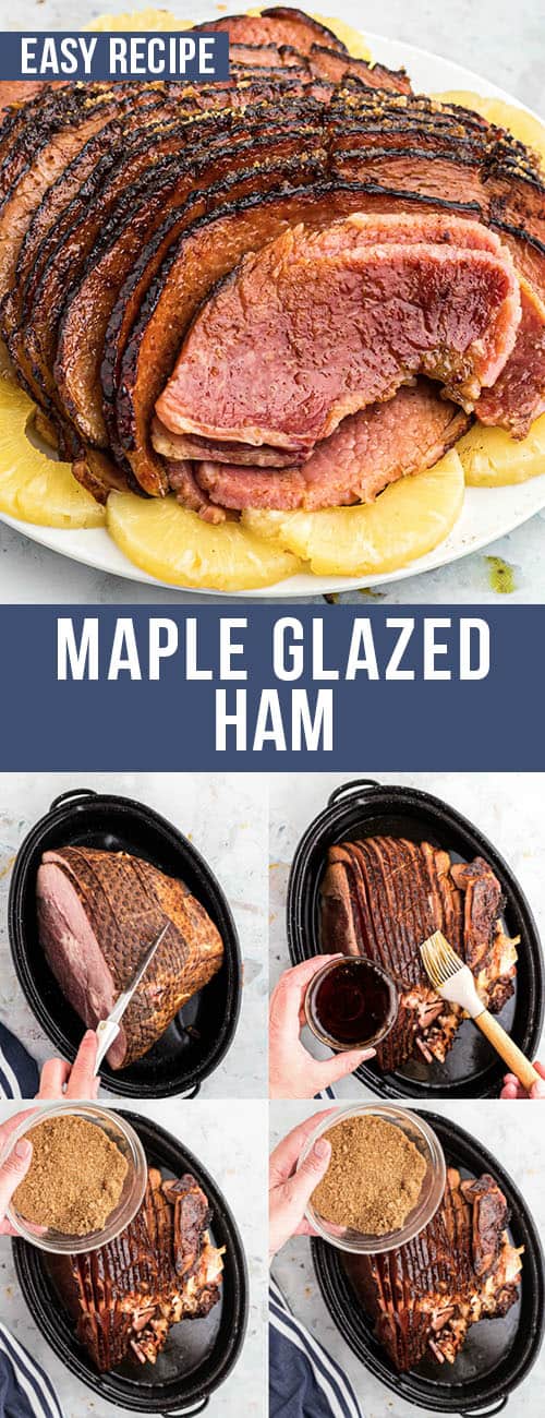 Easy Maple Glazed Ham - Spoonful of Flavor