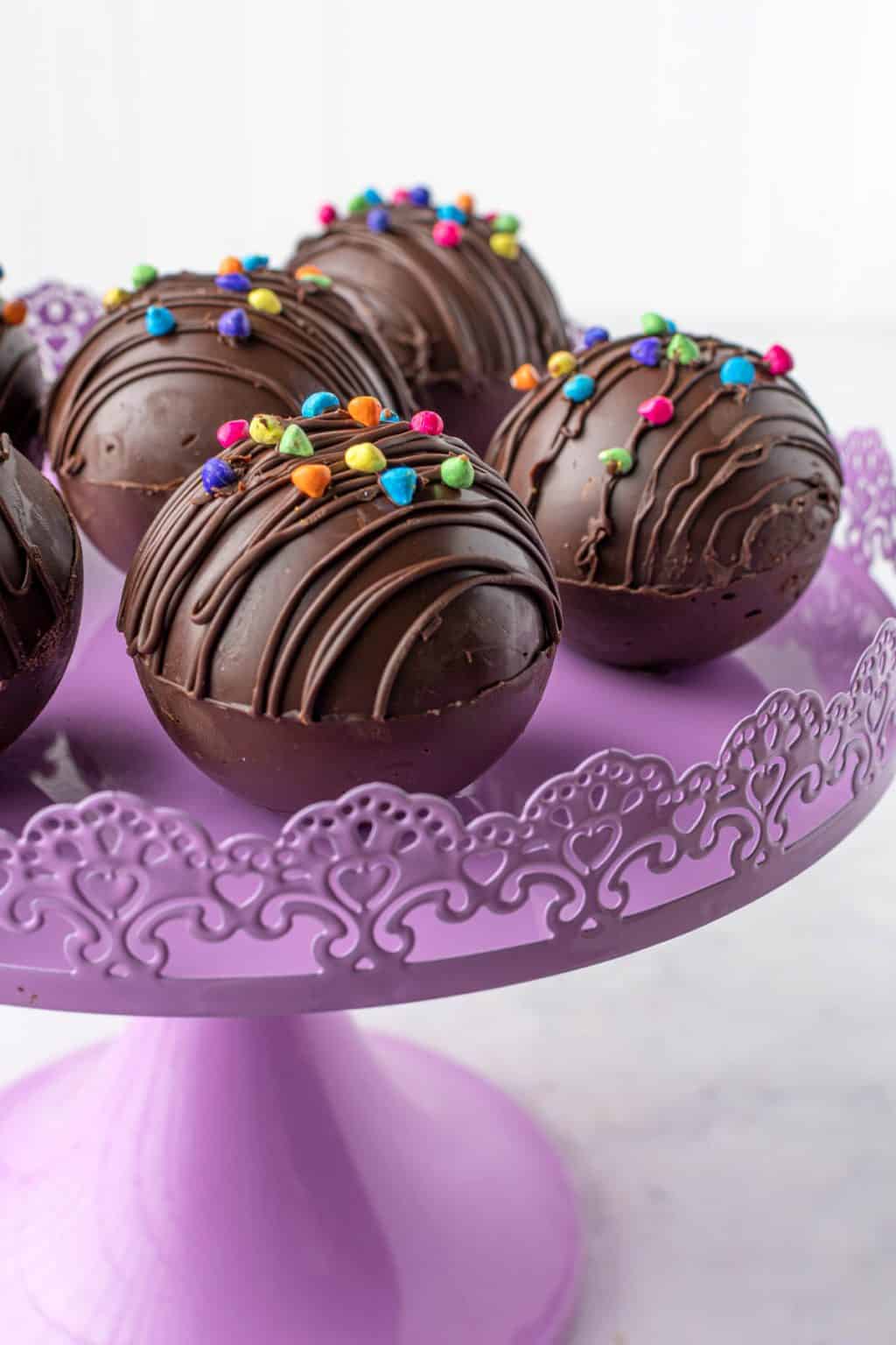 Easy Hot Chocolate Balls - Spoonful of Flavor