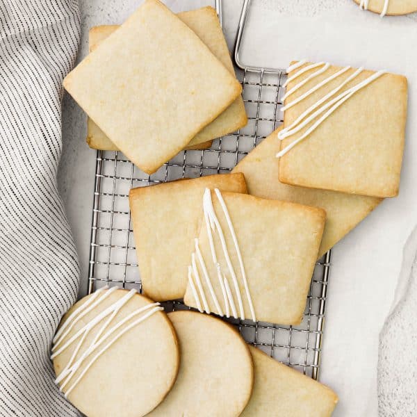 Lemon Shortbread Cookies - Spoonful of Flavor
