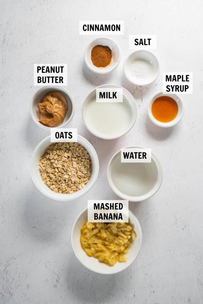 Easy Peanut Butter Banana Oatmeal - Spoonful of Flavor