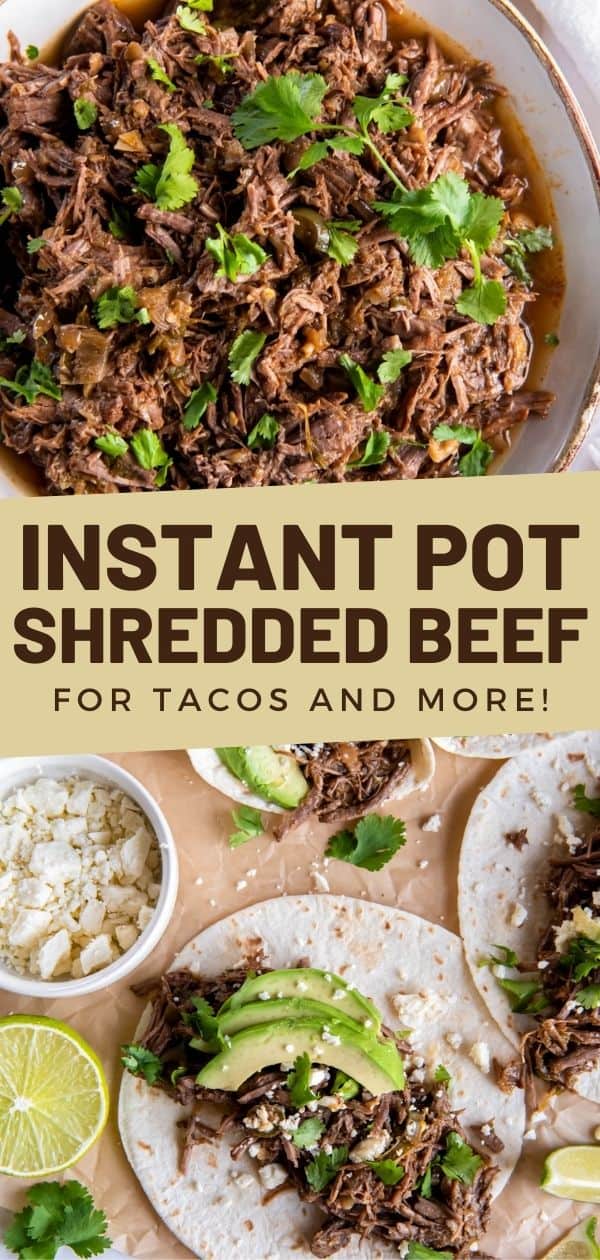 Instant Pot Shredded Beef (for Tacos and More) - Spoonful of Flavor