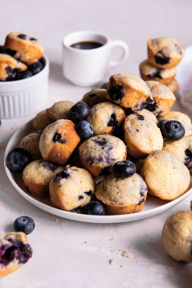 Mini Blueberry Muffins - Spoonful of Flavor
