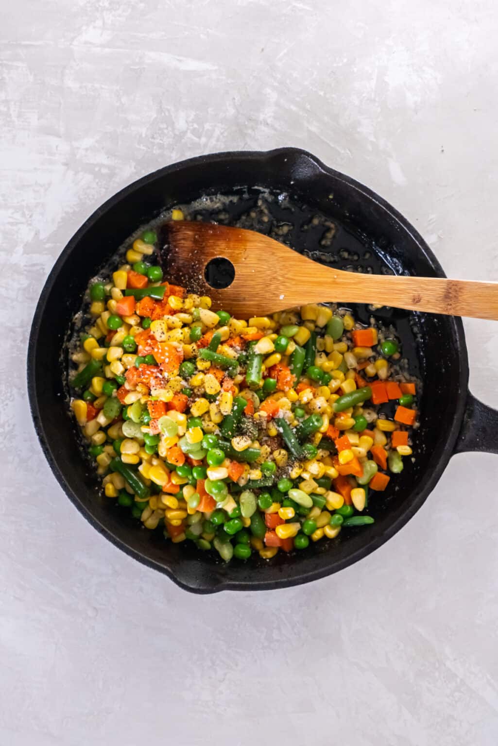Buttered Mixed Vegetables - Spoonful of Flavor