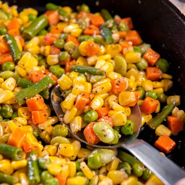 Buttered Mixed Vegetables - Spoonful of Flavor