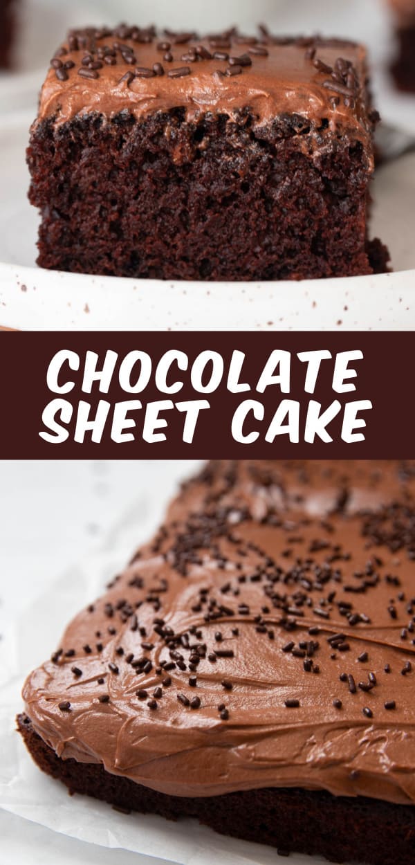 Easy Chocolate Sheet Cake - Spoonful of Flavor