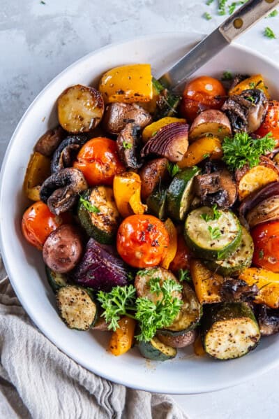 Italian Roasted Vegetables - Spoonful of Flavor