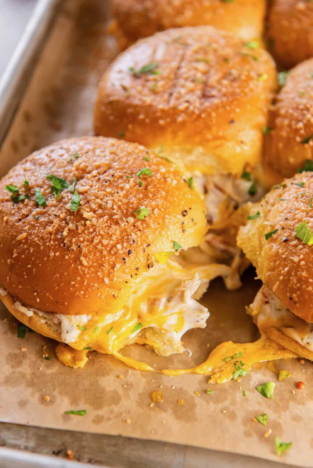 Bacon Ranch Chicken Sliders - Spoonful of Flavor